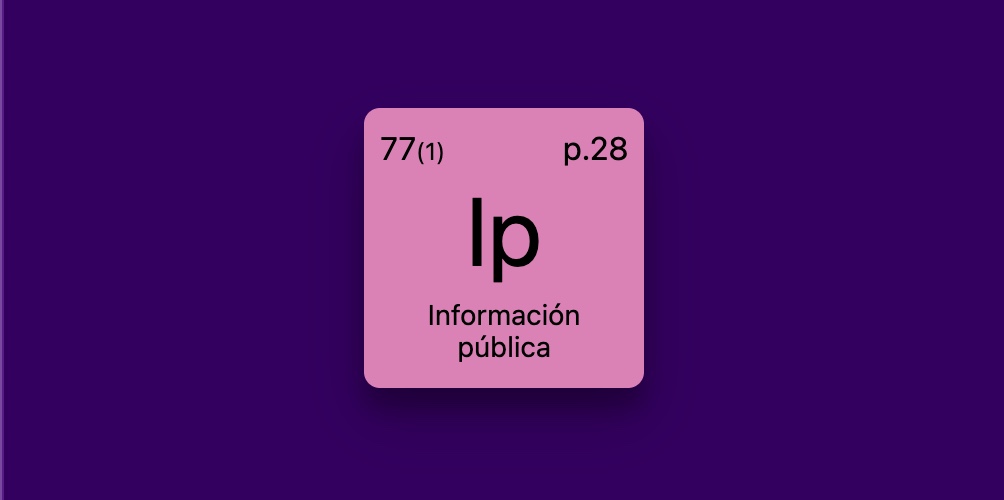 Artículo #77 - Información pública (p. 28)